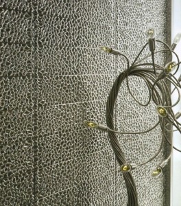 » Moon Pure Silver tile by Dune