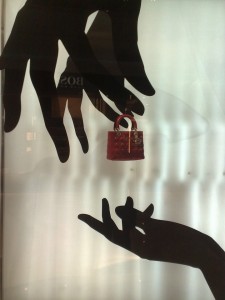 » Dior hand window display, Jakarta