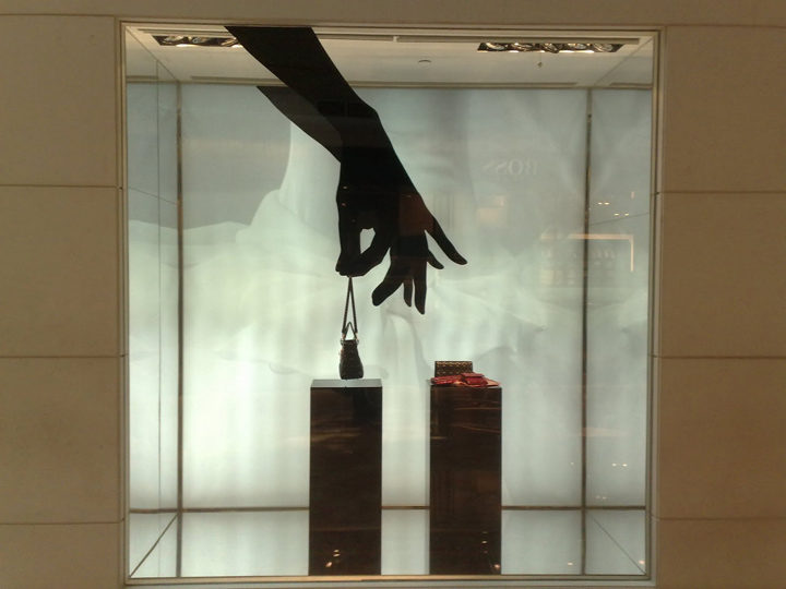 » Dior hand window display, Jakarta