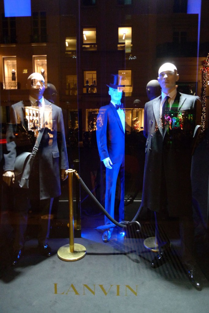 » Clubbing at Lanvin windows