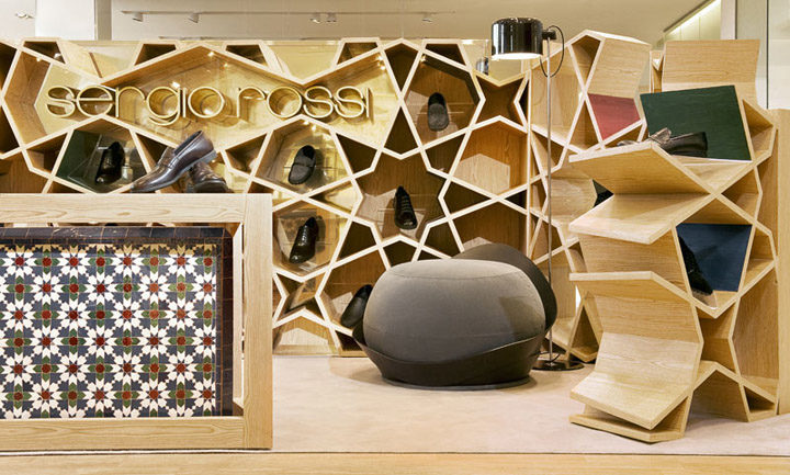» Sergio Rossi Shop by Younes Duret Design, Casablanca – Morocco