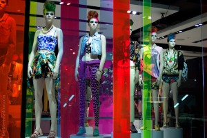 » Topshop window display by Blacks VM, London