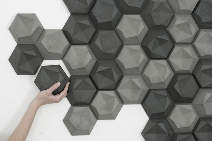 » edgy room shaping tiles by Patrycja Domanska