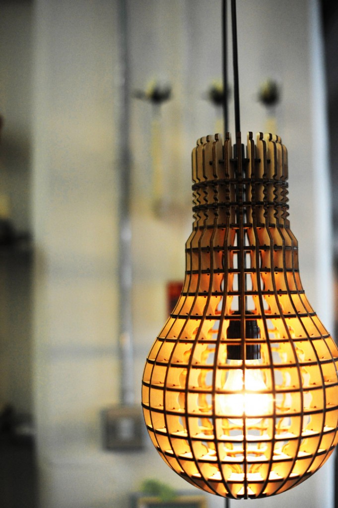 » Wooden Bulb by Barend Hemmes