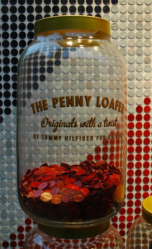 » Tommy Hilfiger Penny Loafer window display by Storeax