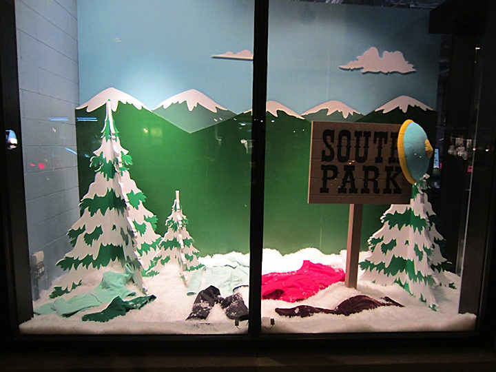 » Marc Jacobs South Park windows