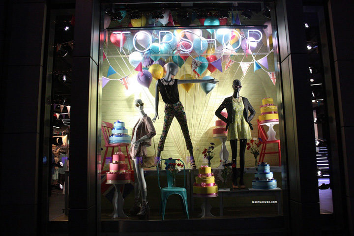 » Topshop windows at Knightbridge by Blacks VM, London
