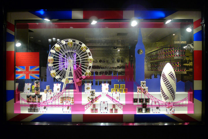 » Fauchon London Olympics windows, Paris