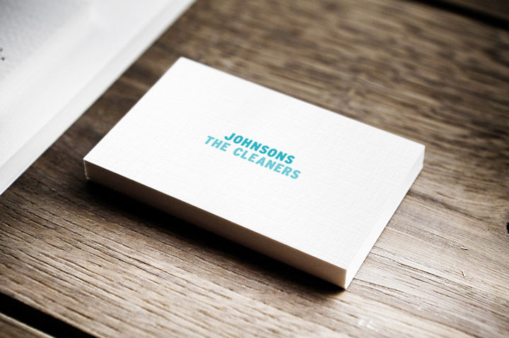 » Johnsons The Cleaners branding by Ben Vessey