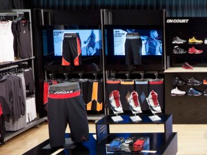 » SPORTSWEAR STORES! Jordan store interactive display by Michael Eaton