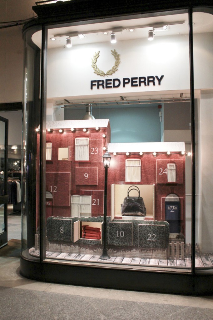» Fred Perry Christmas windows by StudioXAG
