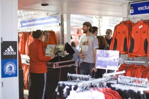 » adidas shipping container pop-up at Boston Marathon, by Boxman Studios