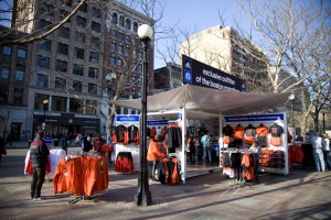 » adidas shipping container pop-up at Boston Marathon, by Boxman Studios