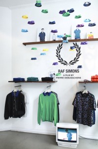 » Raf Simons / Fred Perry Spring windows 2013 by StudioXAG, London