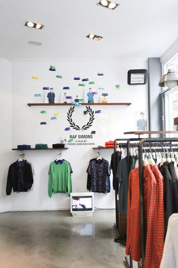 » Raf Simons / Fred Perry Spring windows 2013 by StudioXAG, London