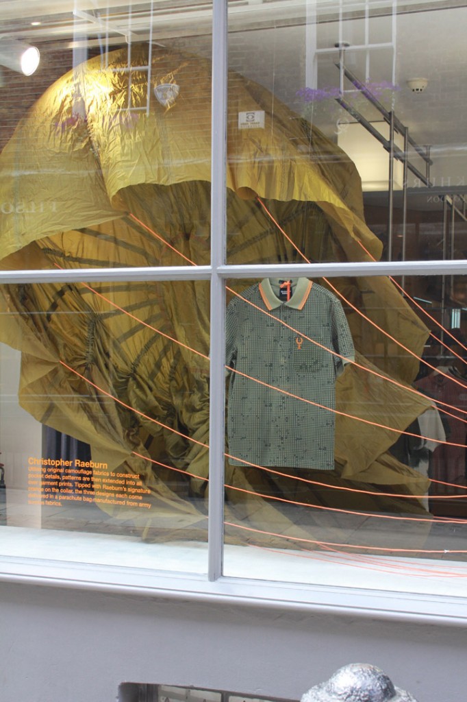 » Fred Perry parachute windows by StudioXAG