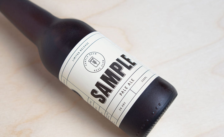 » Sample beer branding by Longton