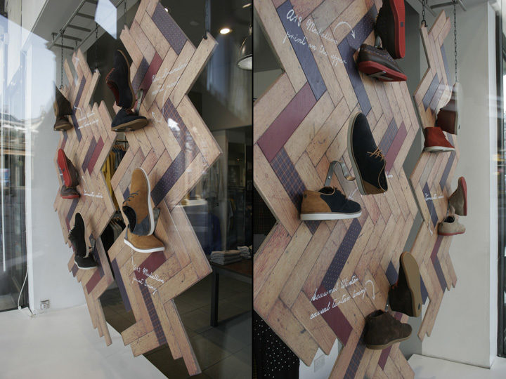 » Fred Perry parquet windows by StudioXAG