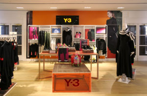 » Y-3 pop-up shop at Selfridges Denim Studio by Studio XAG, London