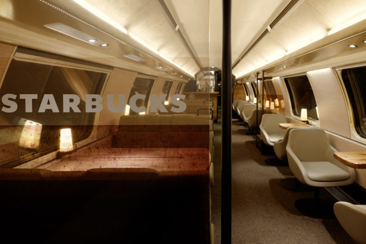 » Starbucks on a Train with SBB