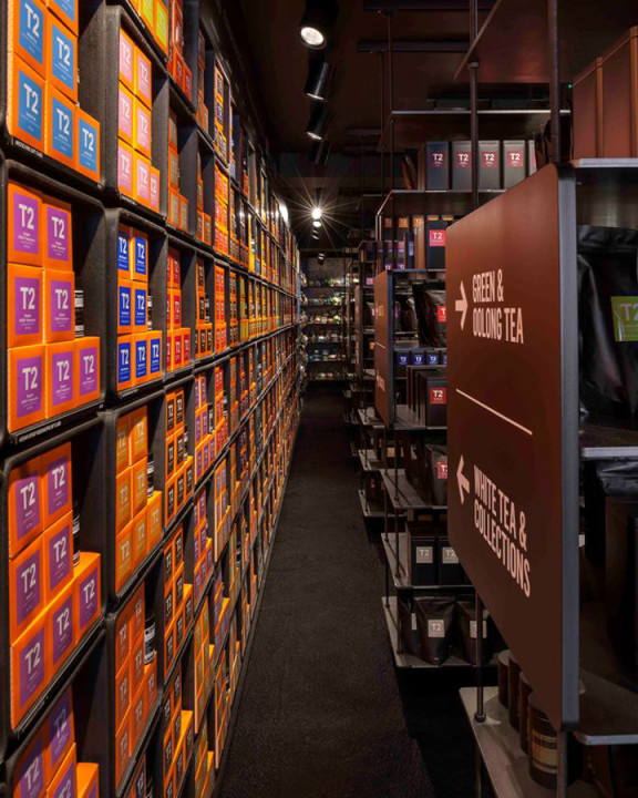 » T2 tea store design by Landini Associates, London – UK