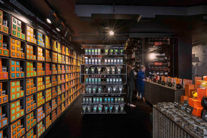 » T2 tea store design by Landini Associates, London – UK