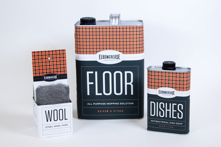» Elbow Grease branding and packaging by Jaclyn Merk