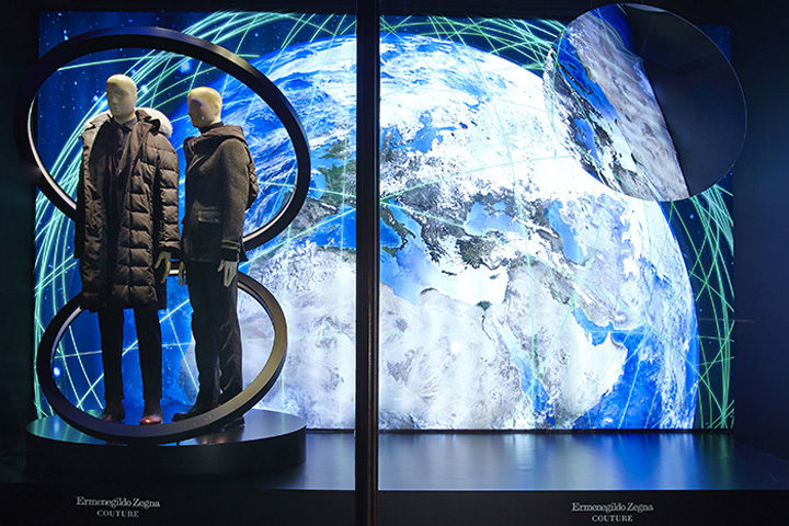 » Ermenegildo Zegna Couture windows at Harrods by Elemental Design ...
