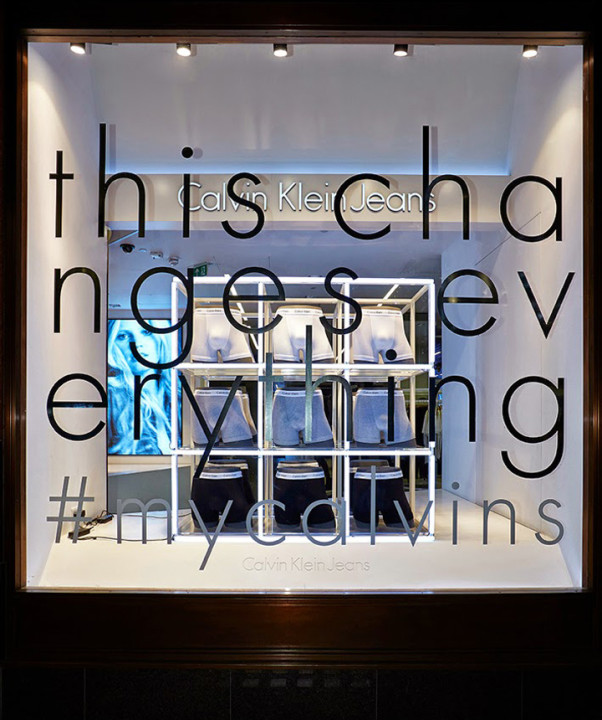 » Calvin Klein windows by StudioXAG, London & Milan