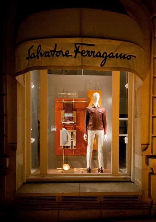 » Salvatore Ferragamo Windows 2015 Spring, Paris – France