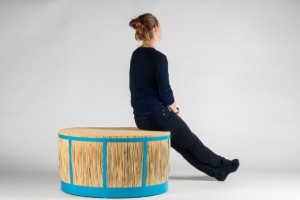 » Straw Stool by Juan Cappa