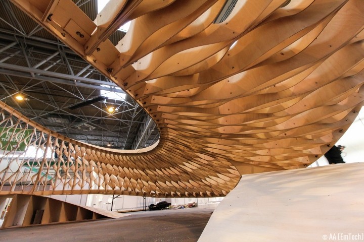 » TWIST Installation by EmTech at Timber Expo, Birmingham – UK