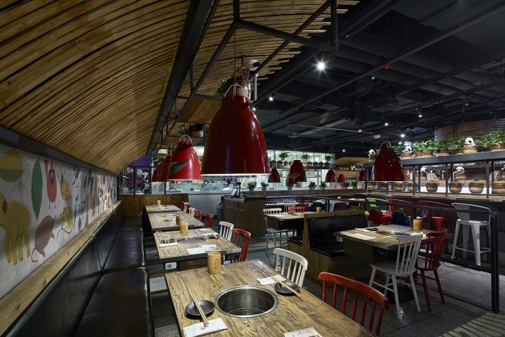 » HAODUOQIAN skewer restaurant by The Swimming Pool Studio, Shanghai ...