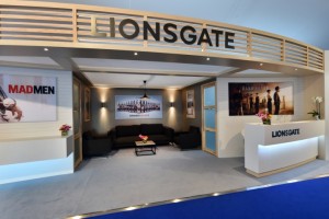 » Lionsgate booth at MIPCOM market by Glow Exhibitions, Cannes – France
