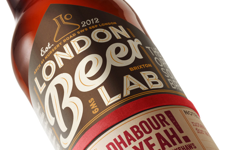 » London Beer Lab identity by Elmwood
