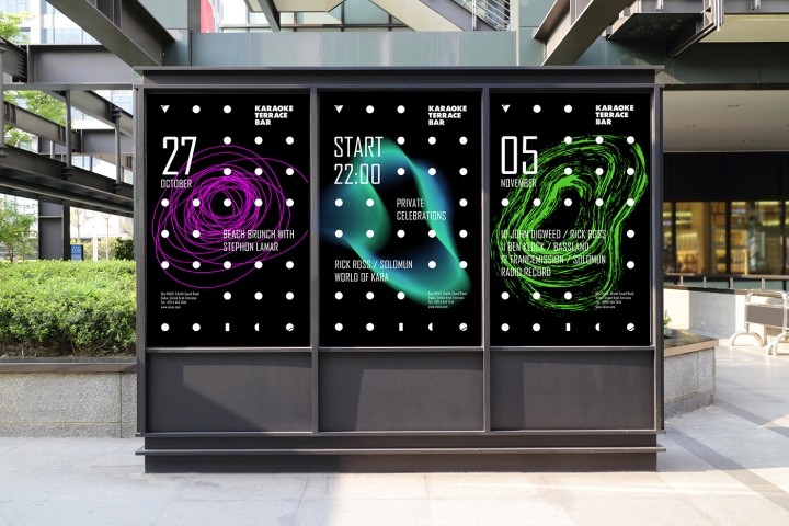 » Voice karaoke bar visual identity by Olsh & brothers