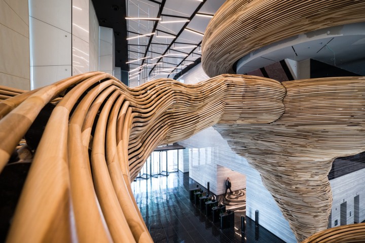 » Atrium Tower Lobby by Tomer Gelfand LTD, Tel Aviv-Yafo – Israel