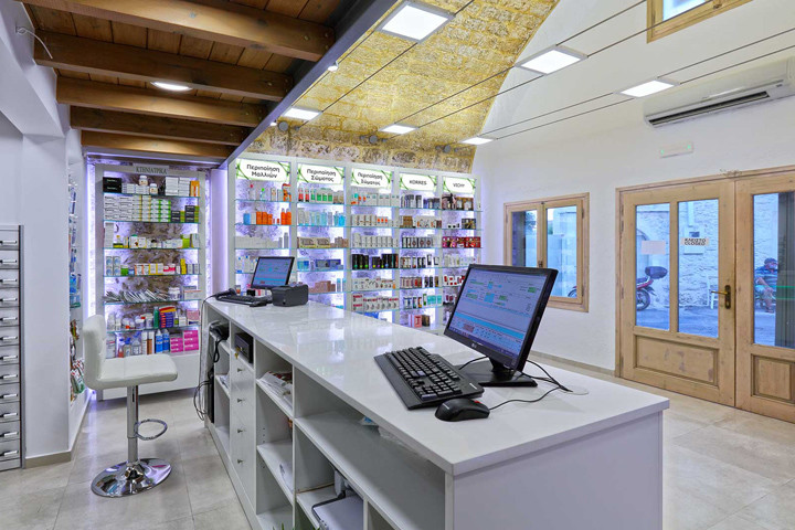 » Petropoulou Agapi pharmacy by Lefteris Tsikandilakis, Gerani Rethimno ...