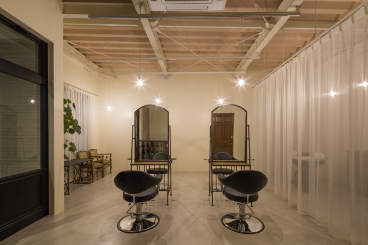 » Ba sho hair salon by Iks design, Okazaki – Japan