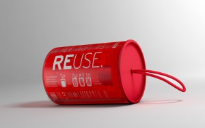 » RE LED lamp branding by Saad branding+design