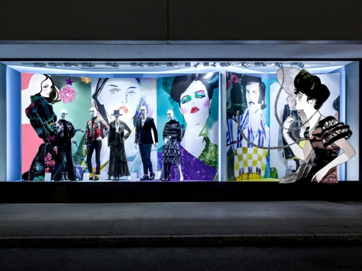 » Breuninger 135th anniversary window display by Dfrost, Düsseldorf ...