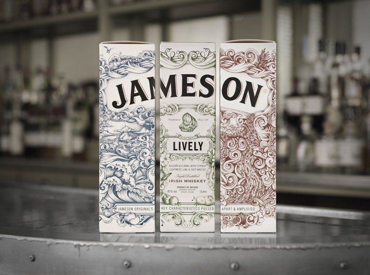 » Jameson Whiskey – The Deconstructed Series packaging by Pond Design