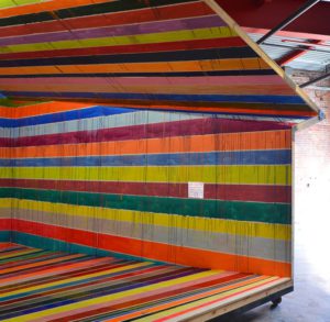 Inhabitable Painting” installation by Nick Gelpi, Detroit – Michigan