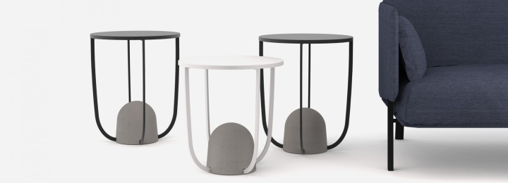 W8” side tables by Alain Gilles for Ligne Roset
