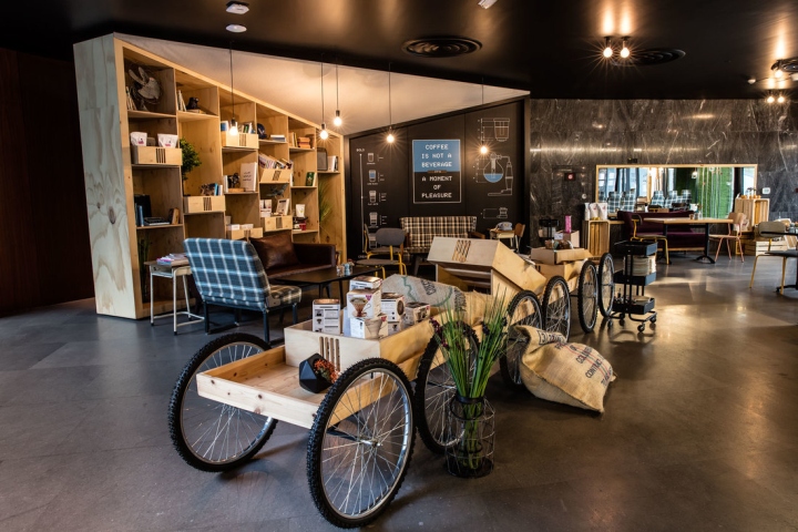 » 3&Barista café by Lines Design Creation and Consultancy, Shaheed Park ...