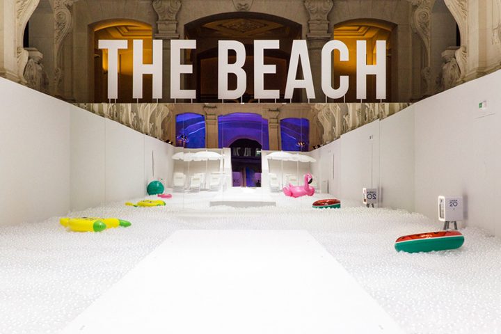 » The beach installation by Snarkitecture, Milan – Italy