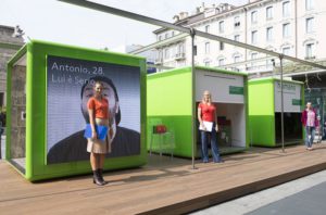 » Benetton Pop up cubes, Milan – Italy / Cannes – France