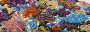 » Colorful undulating sculptures by Jacob Leary