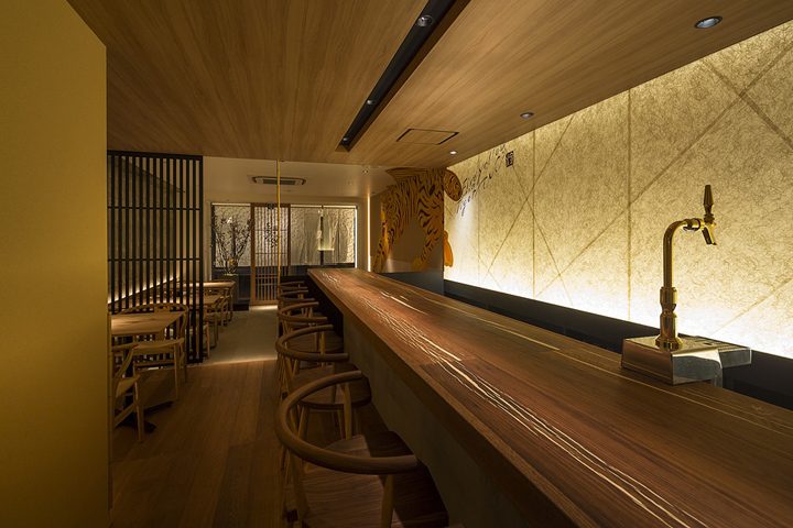 » GOH NO TORA restaurant by Nishiyama Tohru design office, Kyoto – Japan