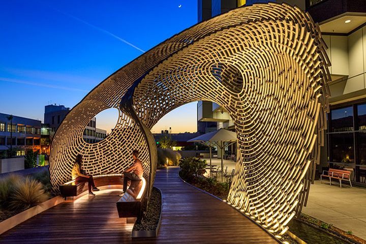 Healing pavilion” by Ball-Nogues Studio, Los Angeles – California